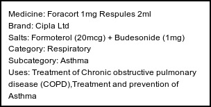 Foracort 1mg Respules 2ml Side Effects, Uses, Buy Online and Details ...