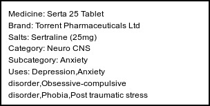 Serta 25 Tablet Side Effects, Uses, Buy Online and Details (Serta 25 ...